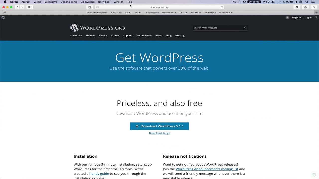 WordPress installeren met behulp van FTP en MySQL bij Google Workspace specialist